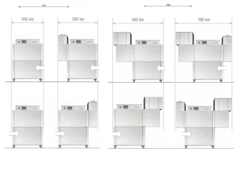 RX101E - RX Compact Dishwasher